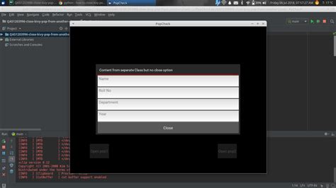 Python How To Close Kivy Pop From Another Class Stack Overflow