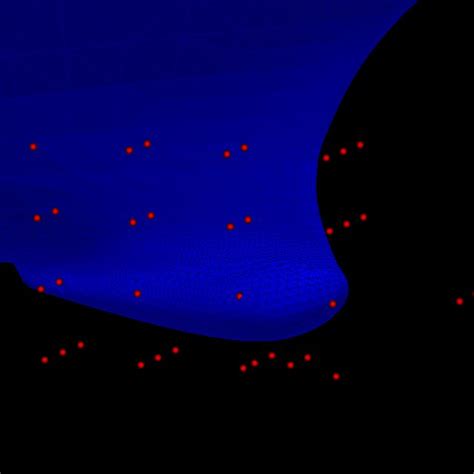 Example Of Bulbous Bow Deformation Using The Ffd Method The Red Dots Download Scientific