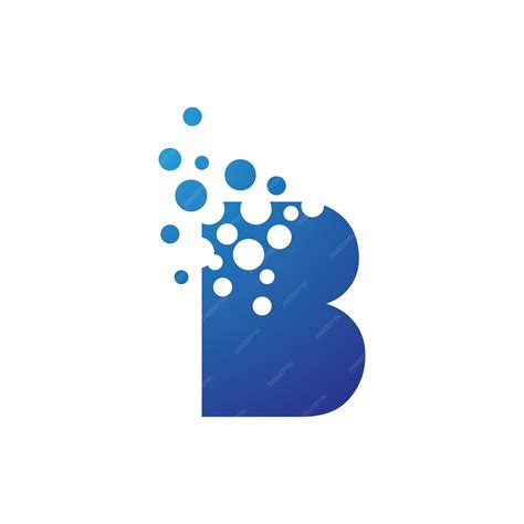 Premium Vector B Letter Pixel Logo