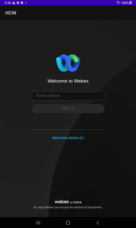 Email Param For Login View On Android Sdk Cisco Community