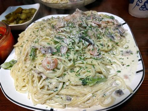 내가 만든 크림 파스타