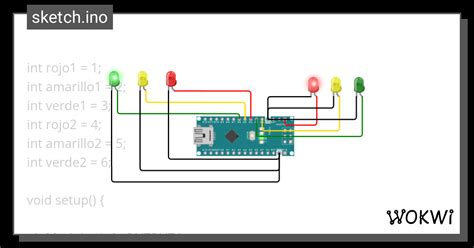 semáforo Wokwi ESP32 STM32 Arduino Simulator