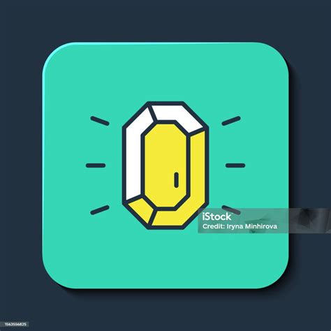 파란색 배경에 격리된 윤곽선 다이아몬드 아이콘입니다 보석 기호 보석 돌 청록색 스퀘어 버튼 벡터 0명에 대한 스톡 벡터 아트 및 기타 이미지 Istock