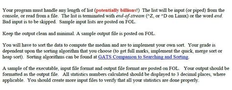 Solved Project Description Create A C17 Console Application