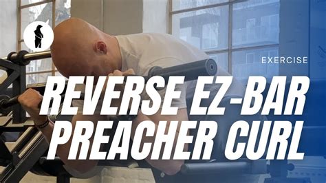 Reverse Ez Bar Preacher Curl Youtube