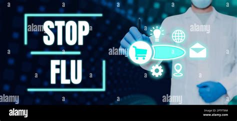 Text Showing Inspiration Stop Flu Conceptual Photo A Process Of Inputting And Storing Data