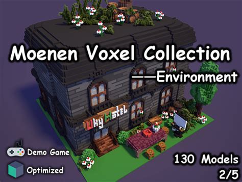voxel environment models enen collection vol 2 3d environments