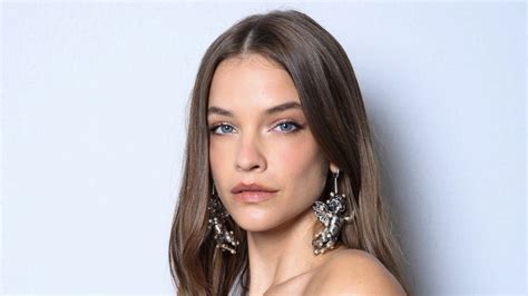 Barbara Palvin Is A Vision In Leggy Teal Mini Skirt And Plunging Floral Corset Top