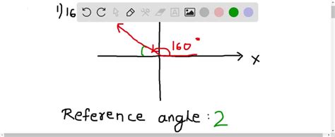 Solvedsketch Each Angle In Standard Position And Specify The Reference