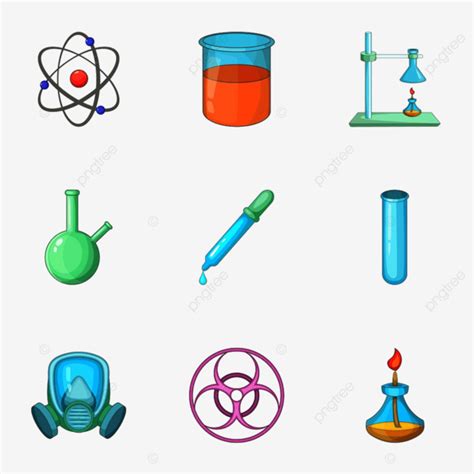 화학 실험실 장비 아이콘 세트 약물 음정 교육 Png 일러스트 및 벡터 에 대한 무료 다운로드 Pngtree