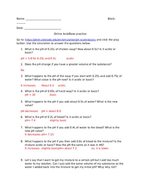 Ph Scale Acids Bases Ph And Buffers Article Khan Academy Doc Template Pdffiller
