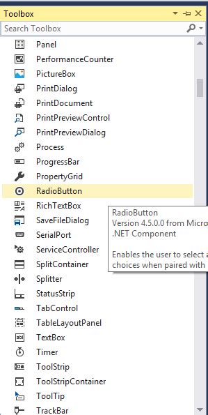 Common Net Controls Crash Course Part 2 Radiobuttons Codeguru