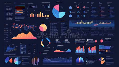 Comprehensive Data Visualization Dashboard Showcasing Business Analytics And Performance Metrics