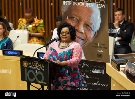 Minister Of Environmental Affairs Of South Africa Edna Molewa Speaks