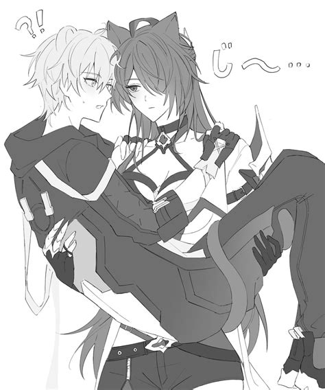 Trailblazer Acheron And Caelus Honkai And More Drawn By Poi Po Danbooru