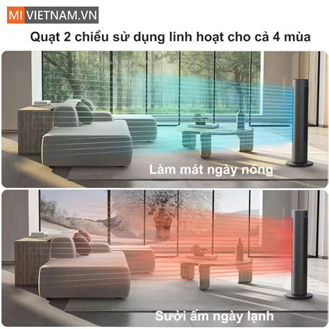 Quạt tháp Xiaomi Mijia DC inverter 2 chiều - Làm mát và sưởi ấm - Mi ...