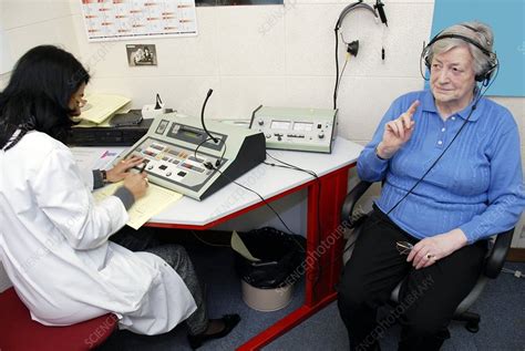 Audiometry Test Stock Image C001 1416 Science Photo Library