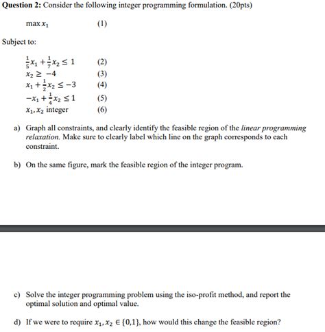 Solved Question 2 Consider The Following Integer