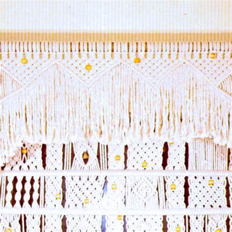 Macrame Valance Etsy