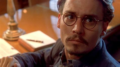 Johnny Depp In Savile Row Beaufort Gold Glasses