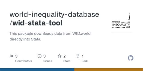 Github World Inequality Databasewid Stata Tool