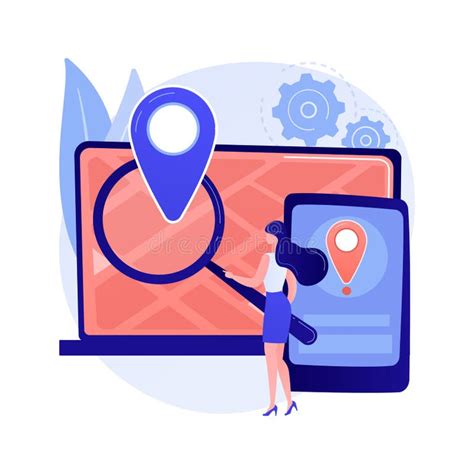 Cross Device Tracking Abstract Concept Vector Illustration Stock