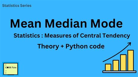 Mean Median Mode Measure Of Central Tendency Using Python Youtube