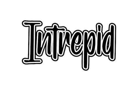 대담한 손으로 그린 레터링 문구 벡터 일러스트 레이 션 프리미엄 벡터