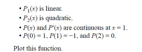 Determine The Piecewise Polynomial Function S Chegg