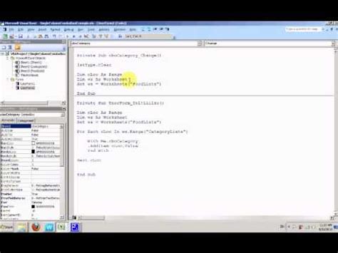 When Combo Box Change List Box Change YouTube