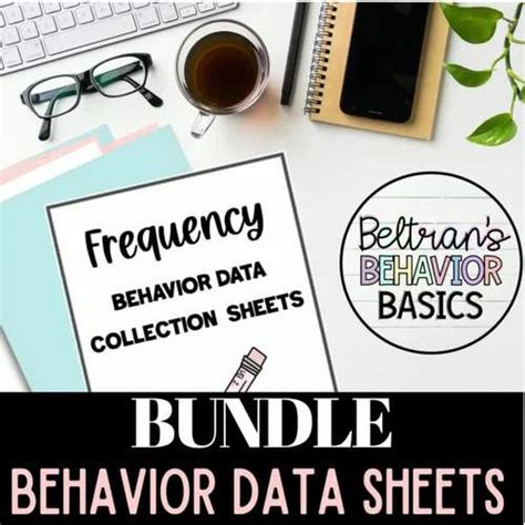 Bundle Behavior Data Collection Tracking Sheets By Beltrans Behavior Basics