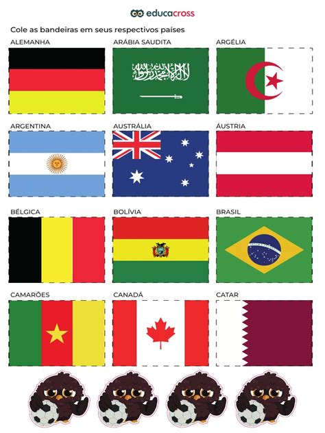 Atividade Das Bandeiras Dos Países Pdf