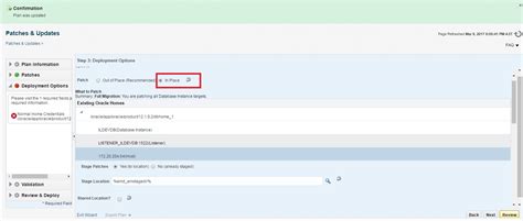 apply database patch from oem cloud control dbaclass
