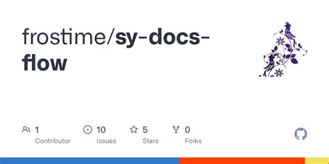 github frostime sy docs flow