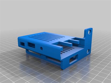 Rack Mount Raspberry Pi Case Remix By Patpend Download Free Stl Model