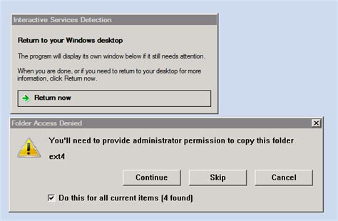 Windows 7 Extracting A Zip File Via Vbscript Running As A Service