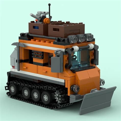 Lego Moc Arctic Tracked Carrier By Wacky Rebrickable Build With Lego