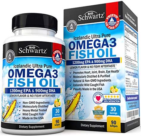 Reviews For Bioschwartz Omega 3 Fish Oil Supplement Immune And Heart