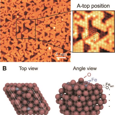The Atomic Scale Structure Of Fe3o4 111 α Fe2o3 0001 Is Determined Download Scientific