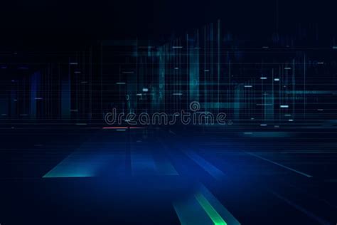 3d Illustration Design Of Graphical Abstract Digital Data Center With