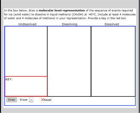 Solved In The Box Below Draw A Molecular Level