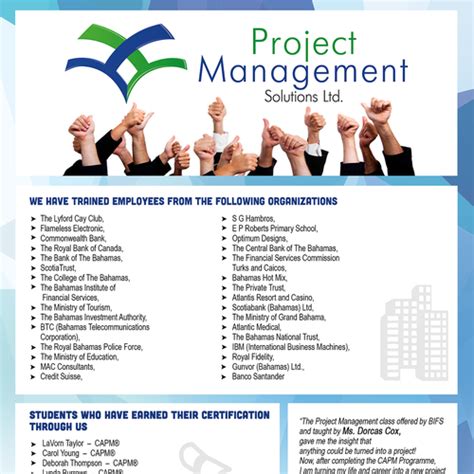 Create A Flyer For Project Management Solutions Ltd Postcard Flyer