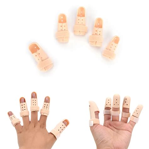 Hot 1pc Plastic Hand Finger Splints Support Brace Mallet Splint For Broken Finger Joint Fracture