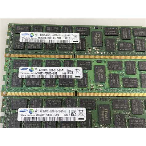 《郭大 記憶體》二手桌上型ecc Ddr3 4g記憶體 Samsung 三星 D3 4g 1333 終身保固 蝦皮購物
