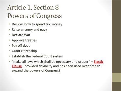 The Legislative Branch Congress Ppt Download
