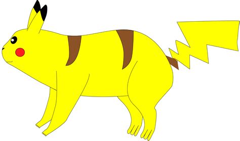 My First Vector Of Pikachu By Flutterflyraptor On Deviantart