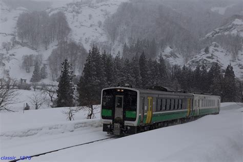 春まだ遠い只見線豪雪の中を行くローカル列車 classic1876のブログ