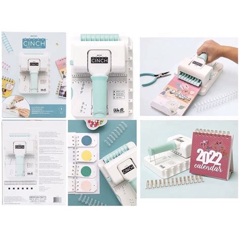 We R Memory Keepers Mini Cinch Bookbinding Binding Tool Machine Punch Makes Square Hole
