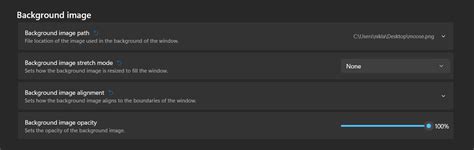 background image customisation themes area not ok · issue 1041
