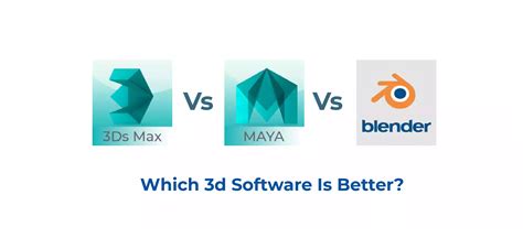 Maya Vs 3ds Max Vs Blender What To Choose In 2025